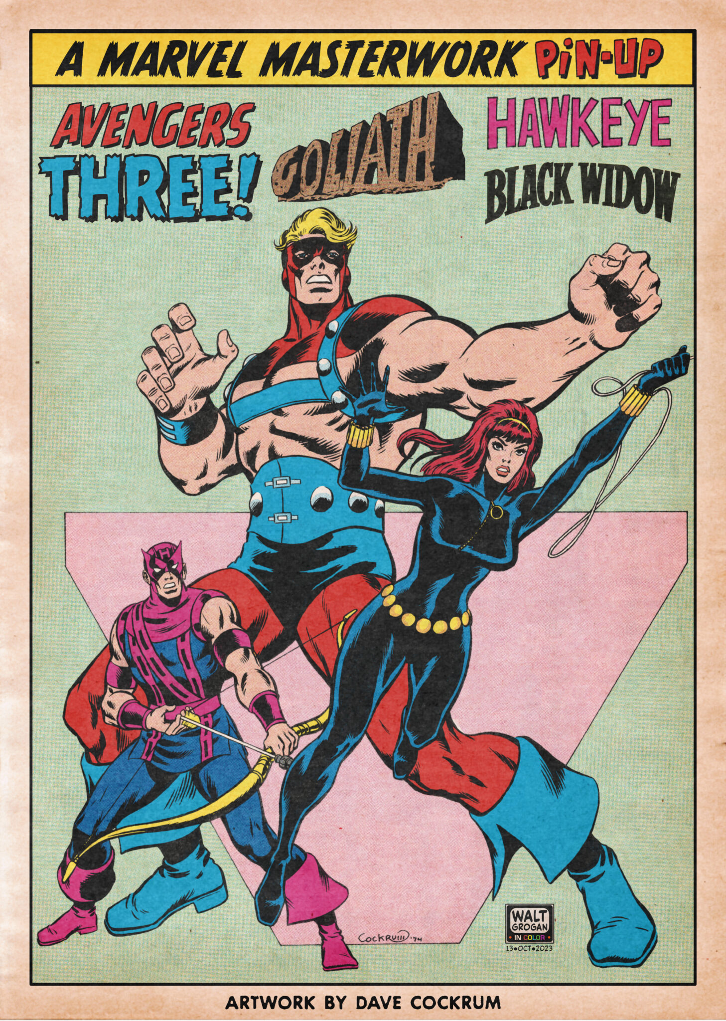 Dig These Gorgeous DAVE COCKRUM AVENGERS Pin-Ups That Should Have Been ...