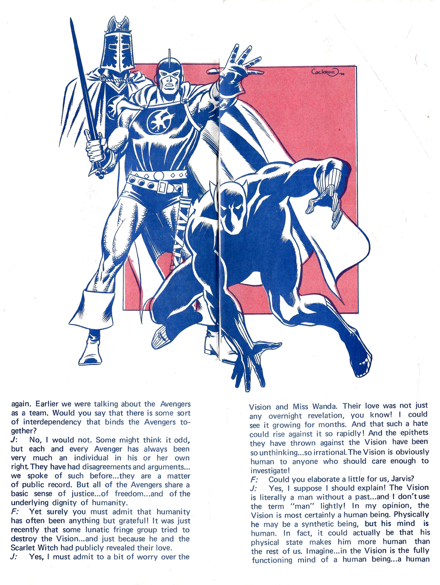 Dig These Gorgeous DAVE COCKRUM AVENGERS Pin-Ups That Should Have Been ...