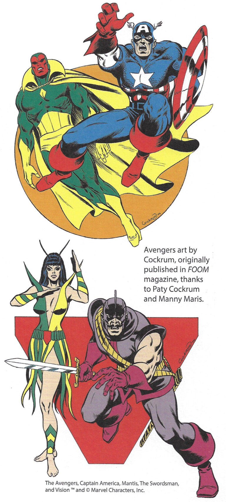 Dig These Gorgeous DAVE COCKRUM AVENGERS Pin-Ups That Should Have Been ...