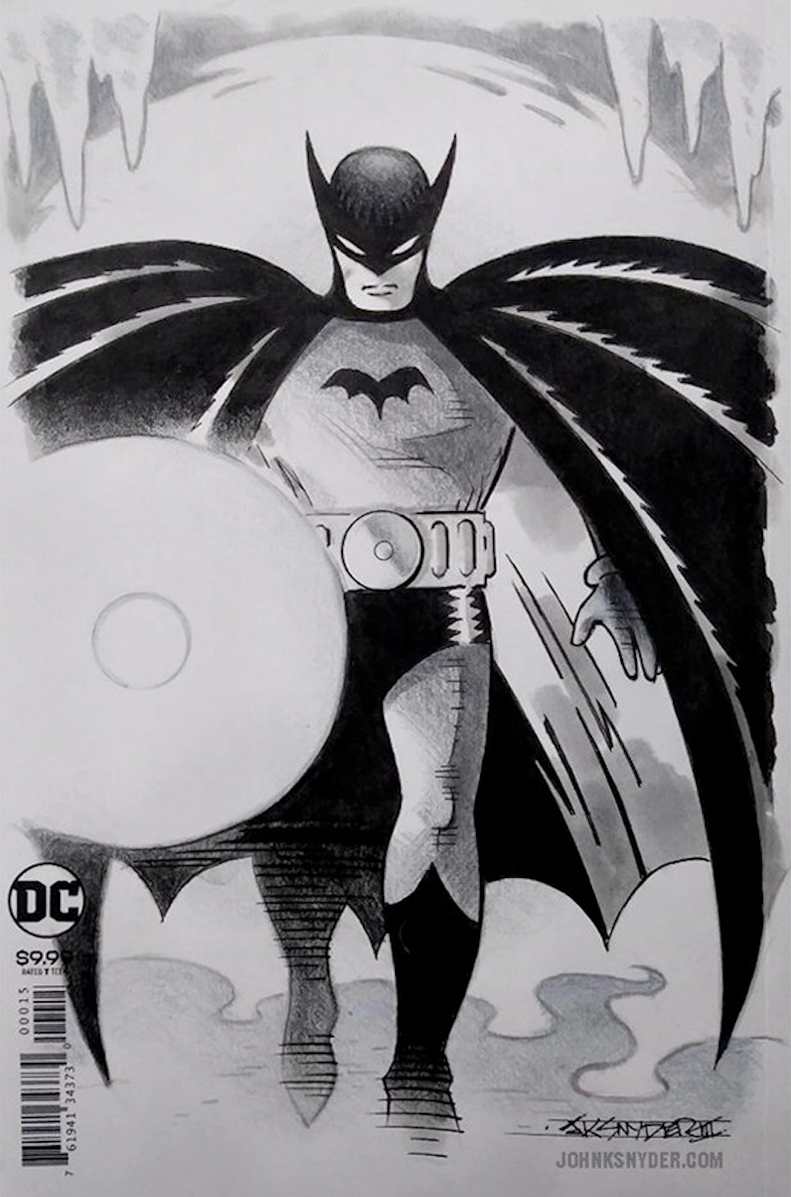 Dig This Beautiful Pulpy BATMAN Sketch by JOHN K. SNYDER | 13th ...