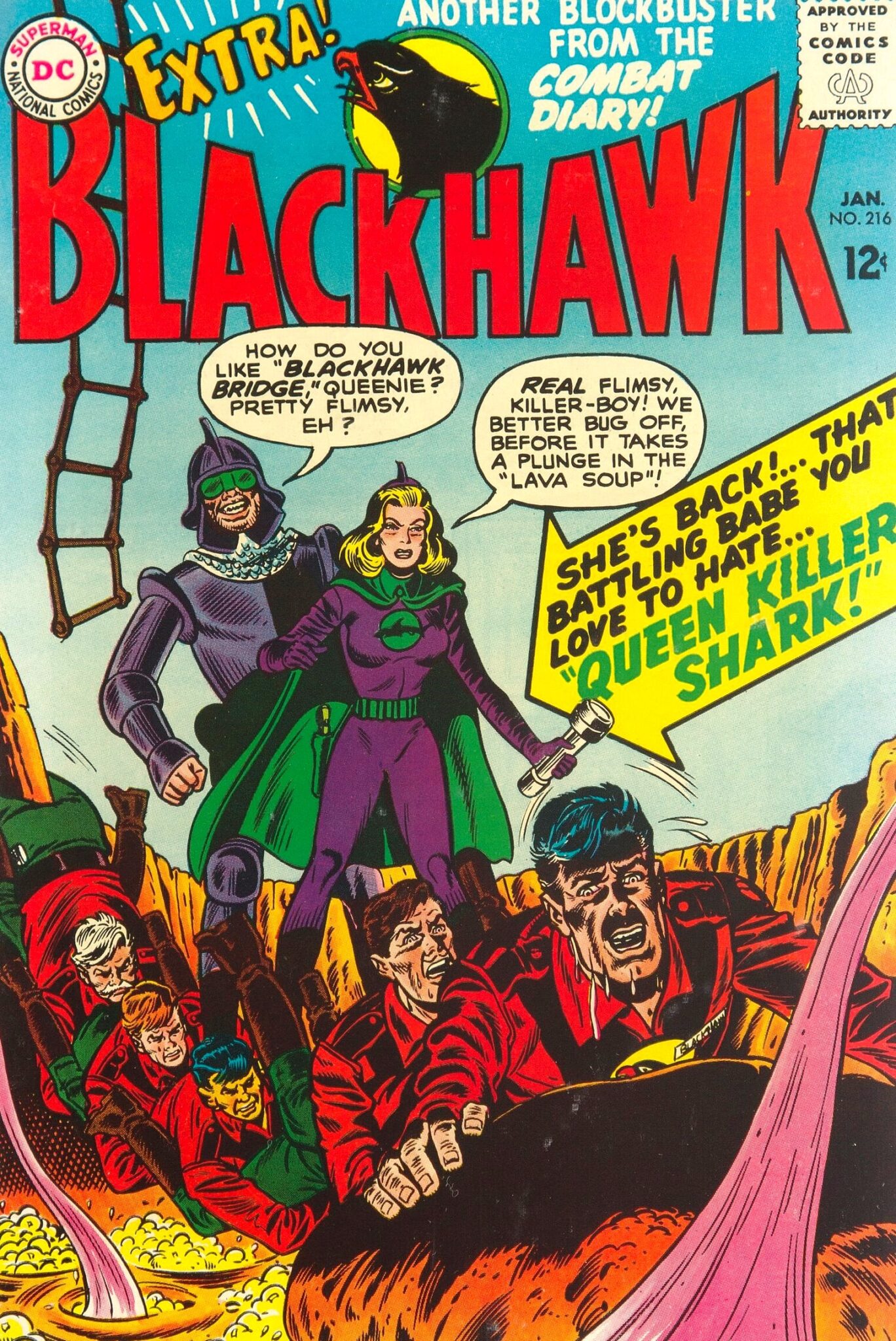 A Birthday Salute to LADY BLACKHAWK — and DICK DILLIN | 13th Dimension ...