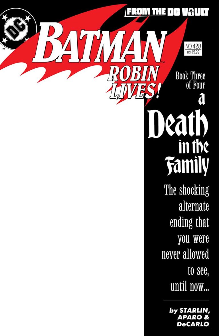 SNEAK PEEK: The BATMAN #428: ROBIN LIVES! ‘Faux-Simile’ Edition COVER ...
