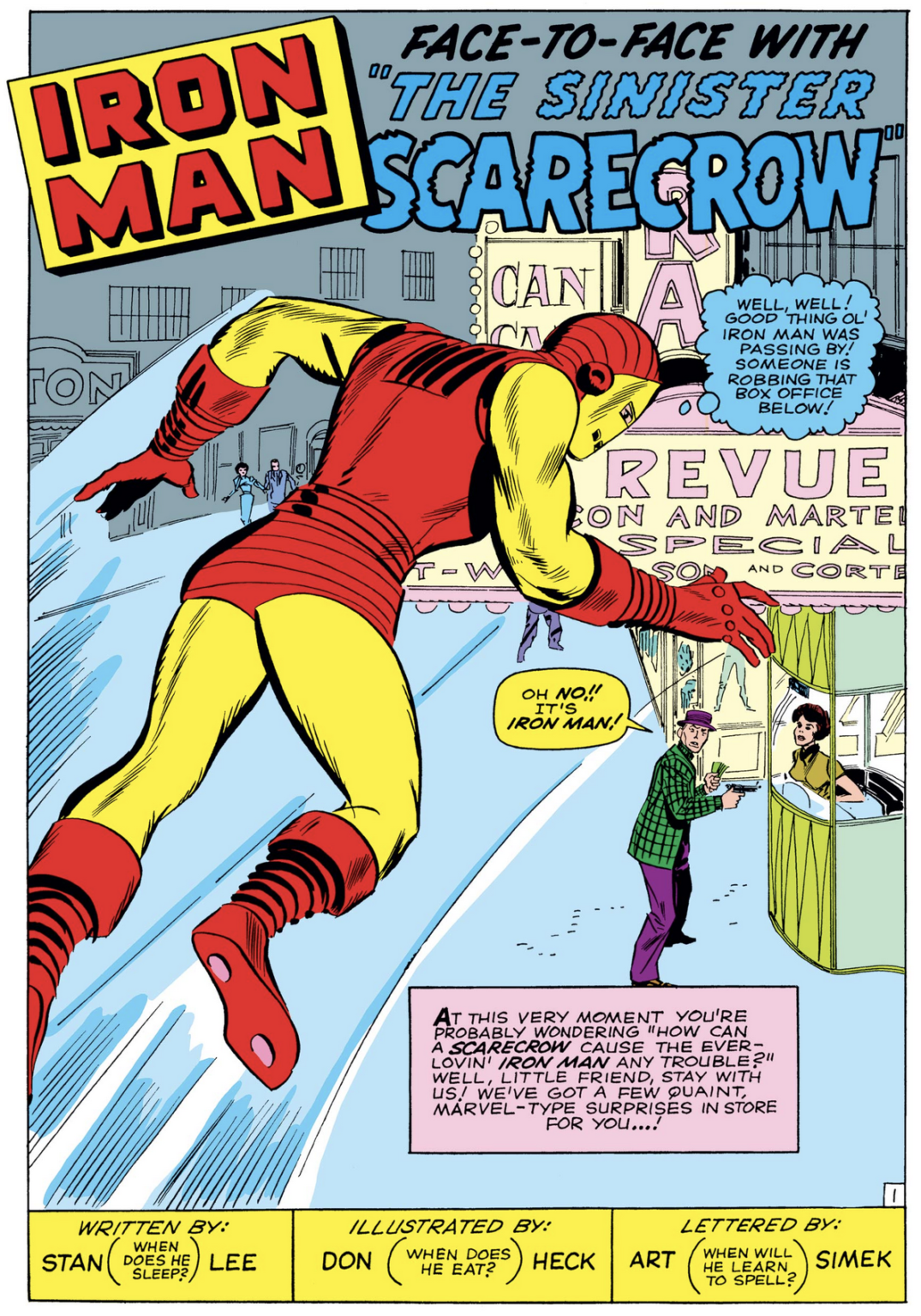 13 SPLASH PAGES: The IRON MAN of DON HECK | 13th Dimension, Comics ...