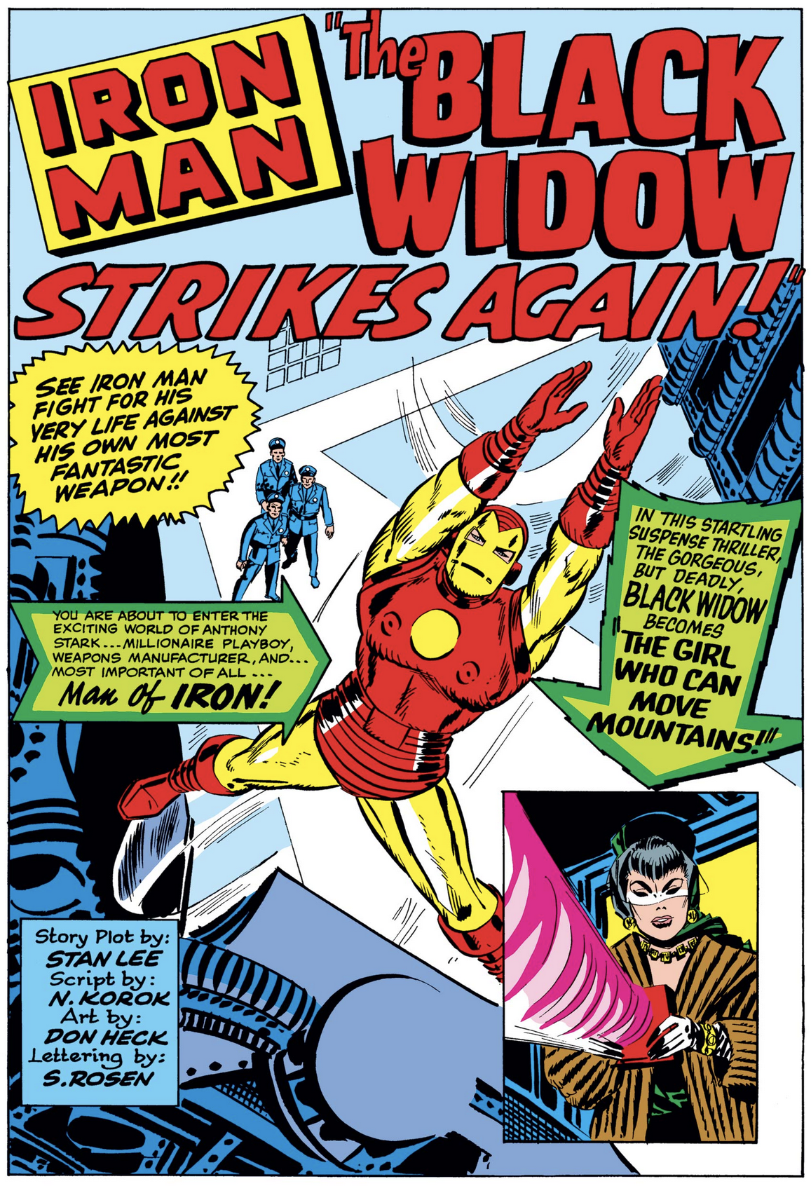 13 SPLASH PAGES: The IRON MAN of DON HECK | 13th Dimension, Comics ...