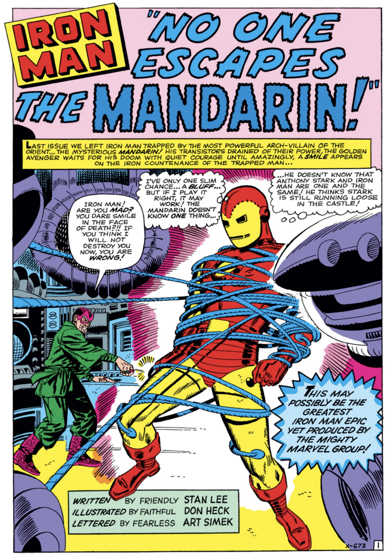 13 SPLASH PAGES: The IRON MAN of DON HECK | 13th Dimension, Comics ...