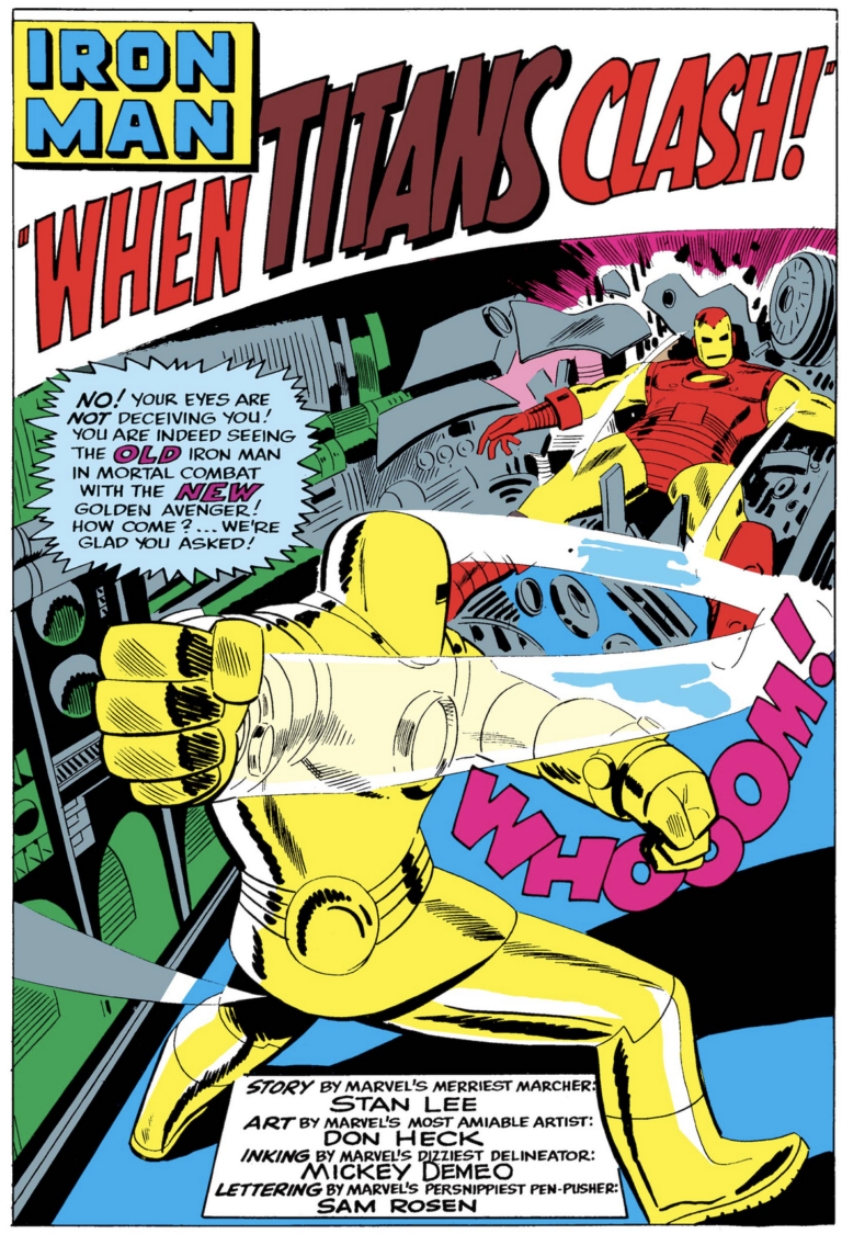 13 SPLASH PAGES: The IRON MAN of DON HECK | 13th Dimension, Comics ...
