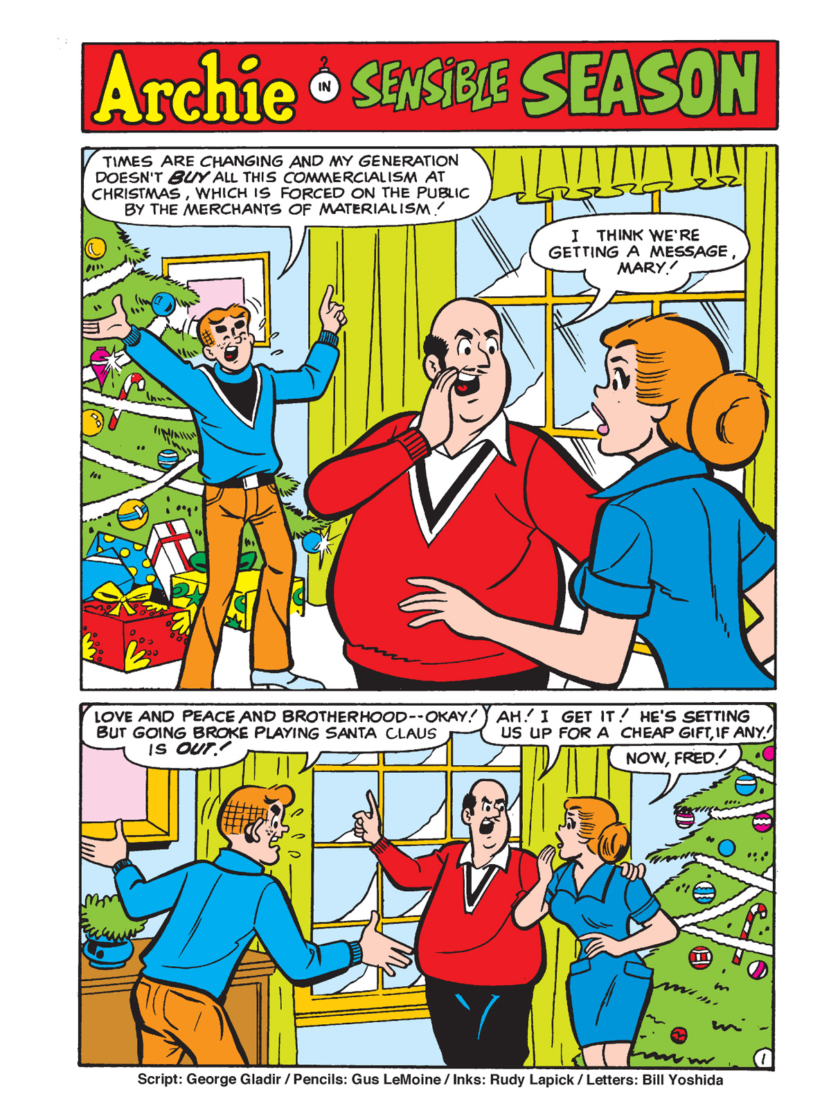 New ARCHIE JUMBO COMICS DIGEST Delivers on the Spirit of Christmas ...