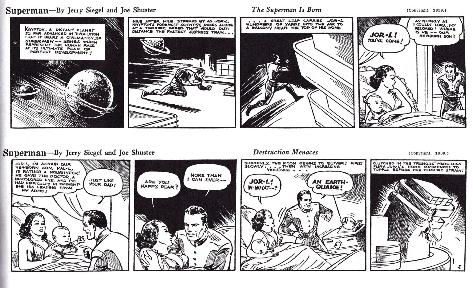Dig the FIRST 13 SUPERMAN NEWSPAPER STRIPS: An 85th Anniversary ...