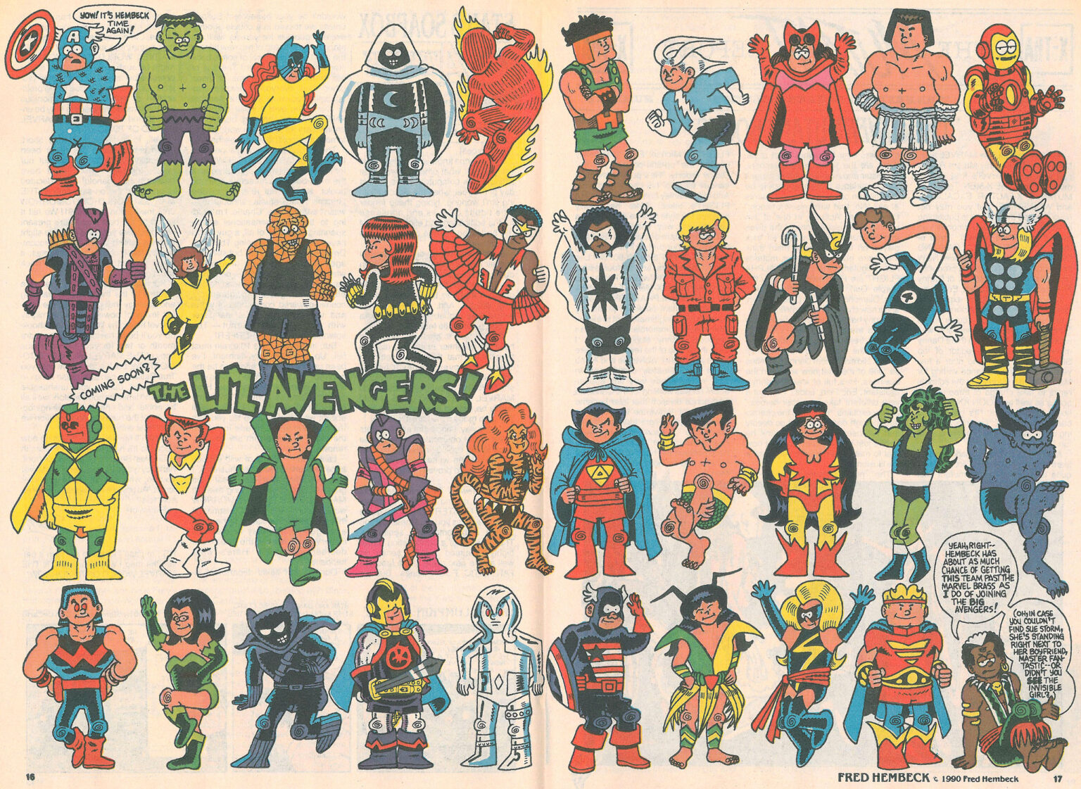 13 Perfectly Hembeckian Pieces in Celebration of FRED HEMBECK’s ...