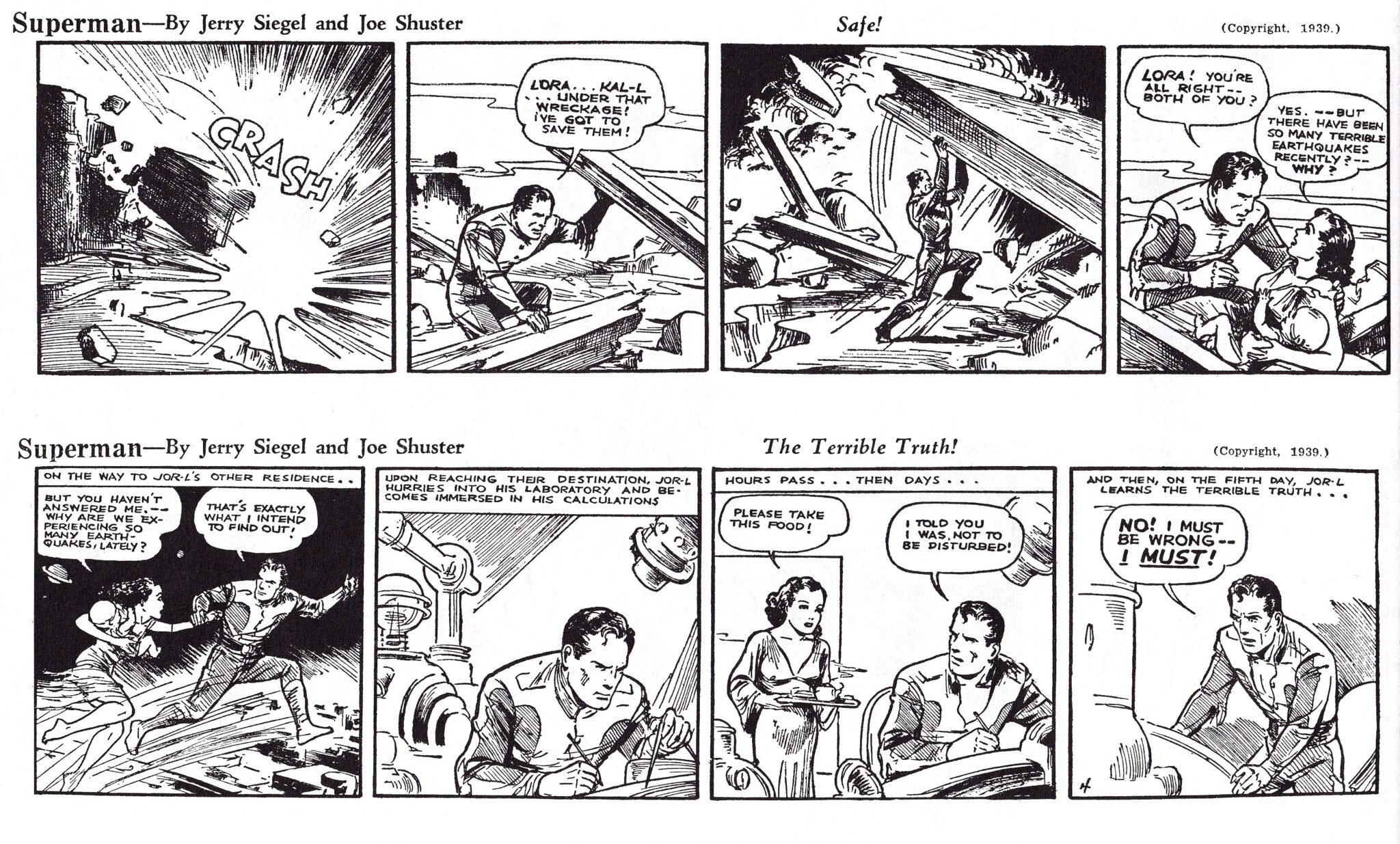 Dig the FIRST 13 SUPERMAN NEWSPAPER STRIPS: An 85th Anniversary ...