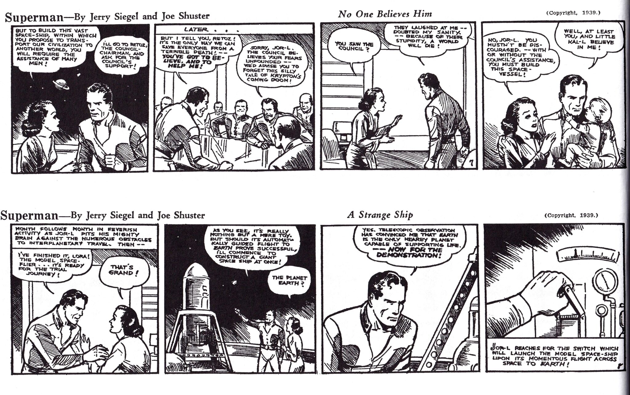 Dig the FIRST 13 SUPERMAN NEWSPAPER STRIPS: An 85th Anniversary ...