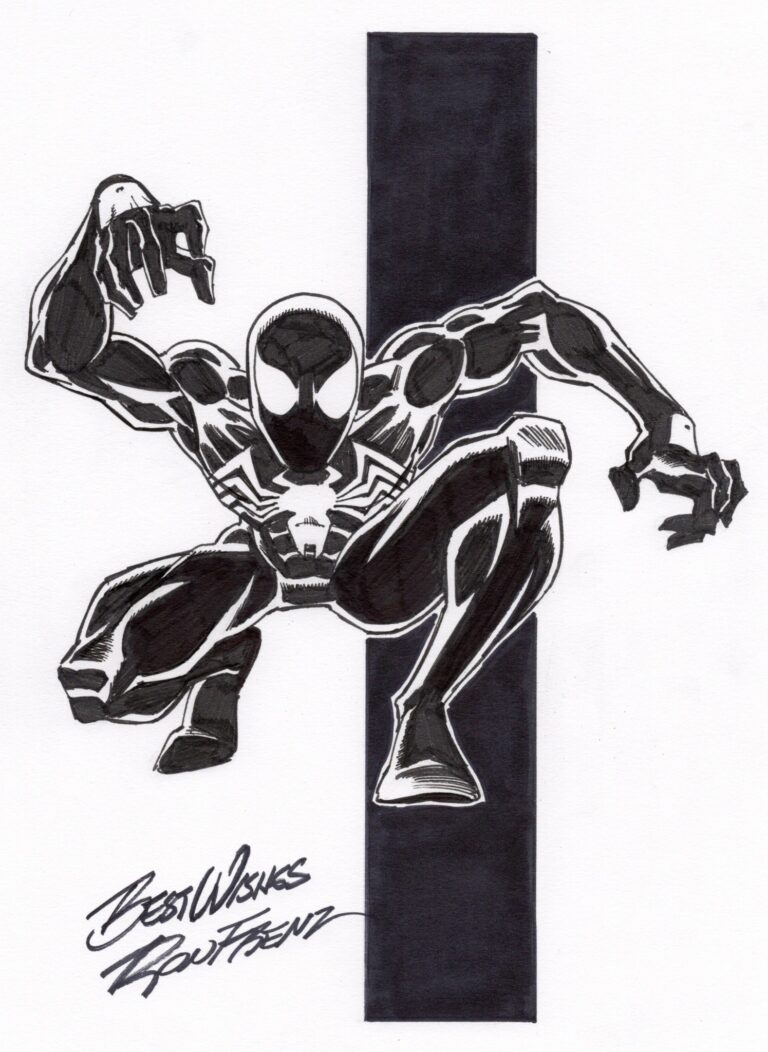 Celebrating 40 Years of BLACK-SUIT SPIDER-MAN — and RON FRENZ’s ...