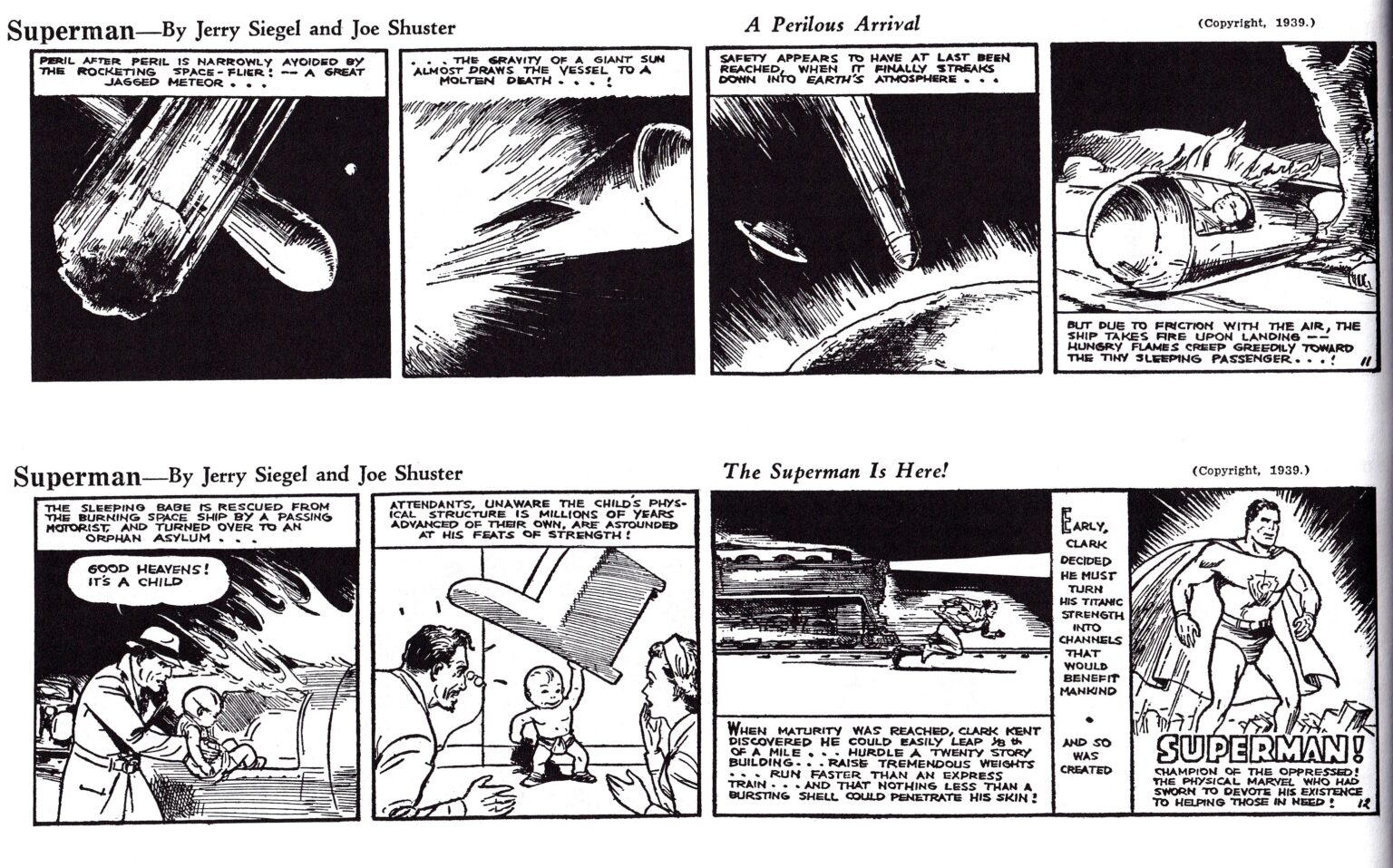 Dig the FIRST 13 SUPERMAN NEWSPAPER STRIPS: An 85th Anniversary ...