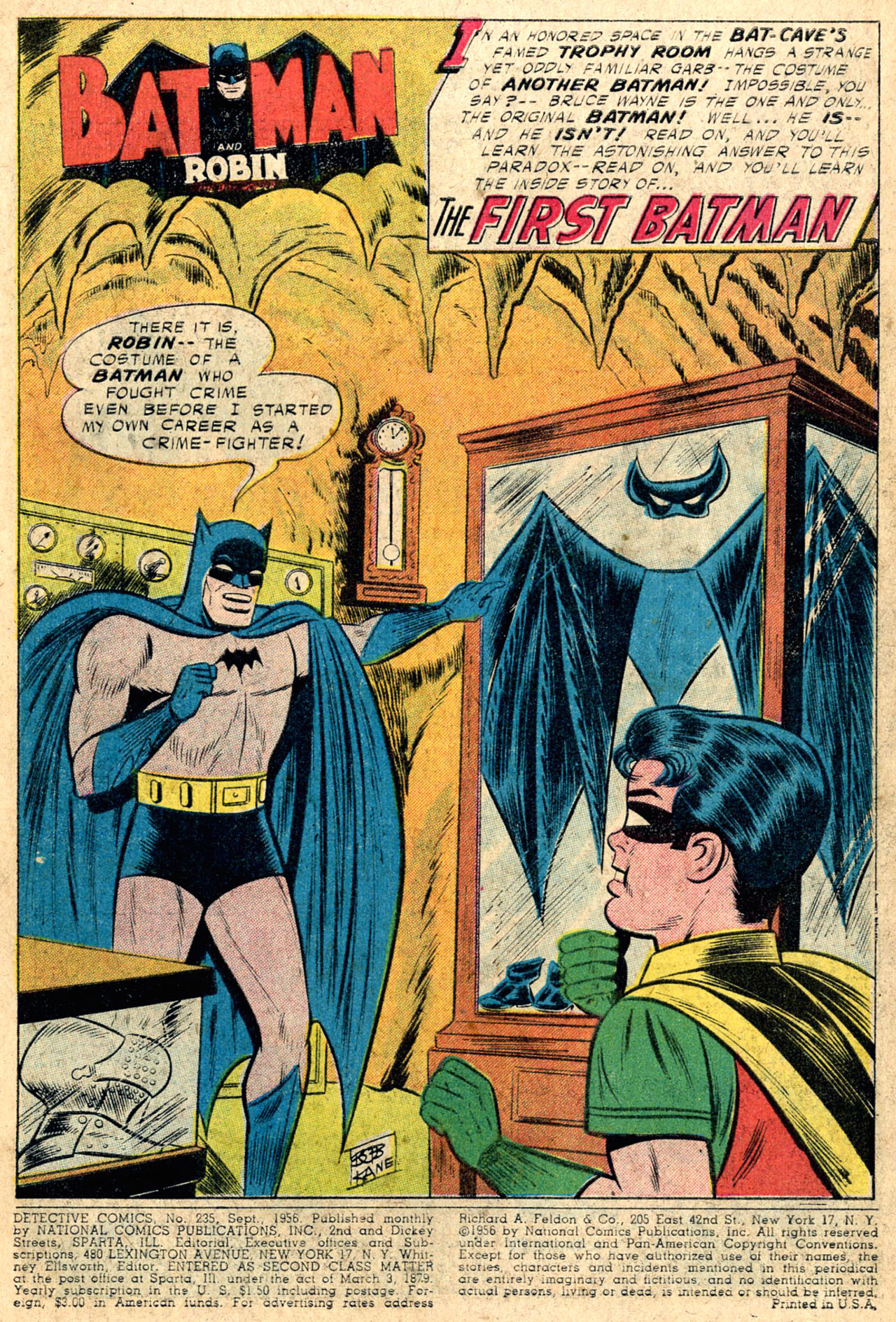 Glorious! BILL FINGER, JERRY ORDWAY and THE FIRST BATMAN | 13th ...