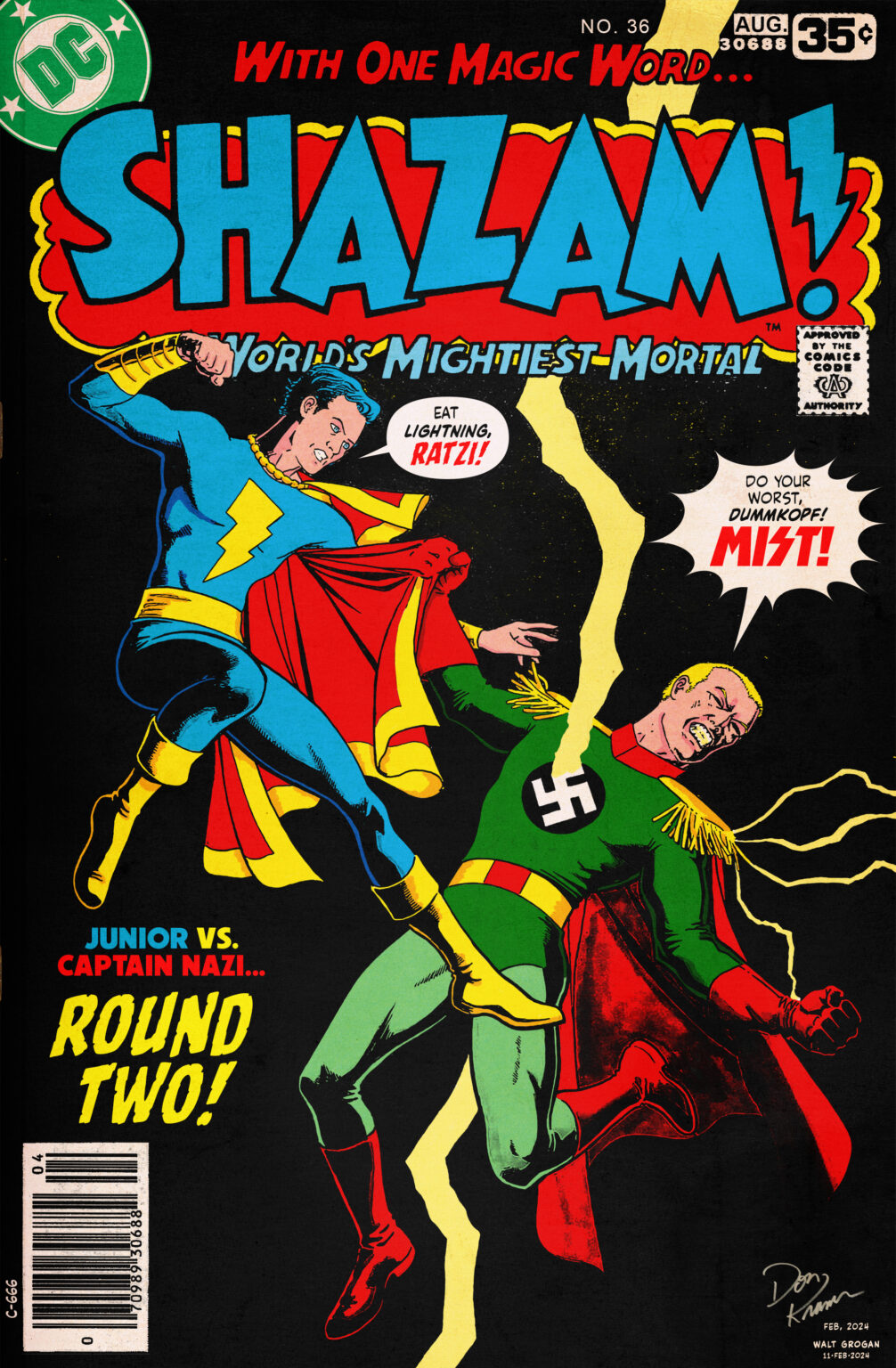 CAPTAIN MARVEL JR. vs. His Worst Enemy: A Rematch That Should Have Been ...
