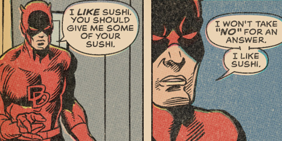 Why You Should Never Get Between DAREDEVIL and His Sushi | 13th ...
