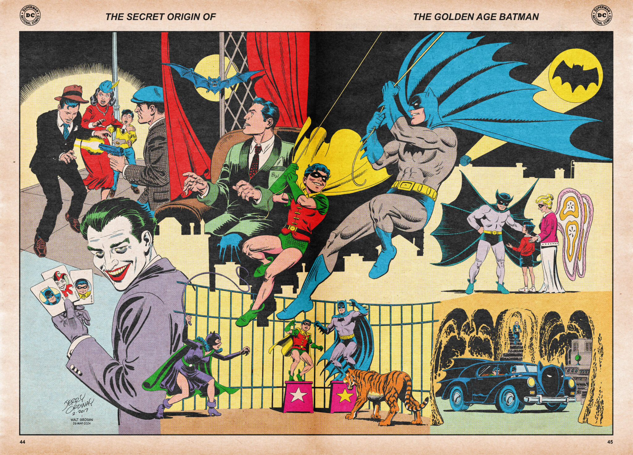 Dig JERRY ORDWAY’s Magnificent Tribute to BATMAN History | 13th Dimension, Comics, Creators, Culture