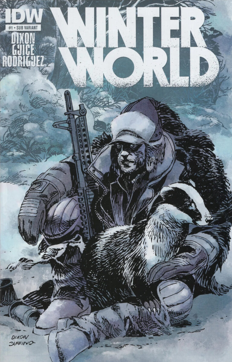 WinterWorld Cover w Badger Color | 13th Dimension, Comics, Creators ...