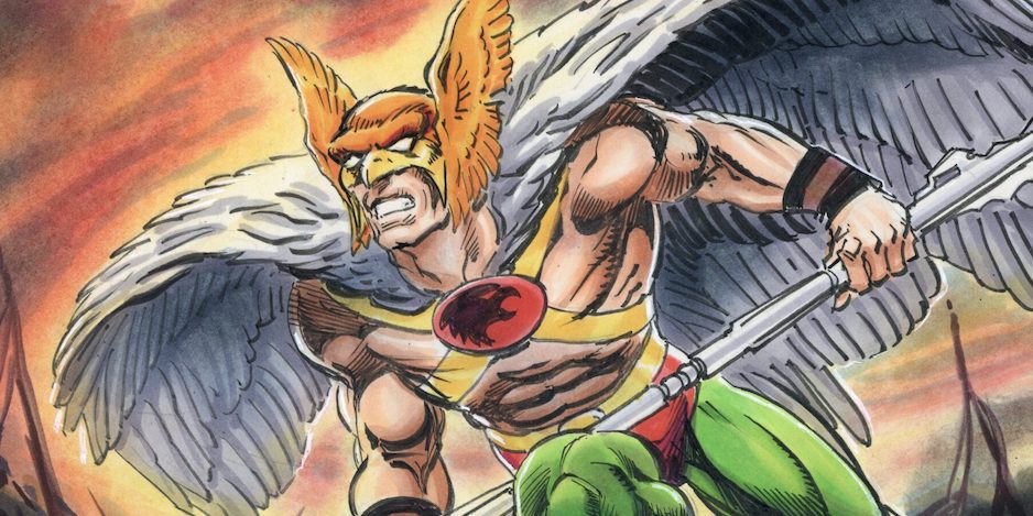 Dig This Groovy — and Offbeat — NEAL ADAMS HAWKMAN Painting | 13th ...