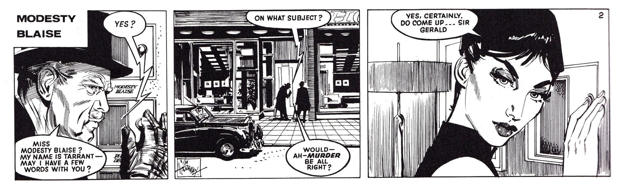 A Tribute to MODESTY BLAISE — One of Comics’ Greatest Strips | 13th ...
