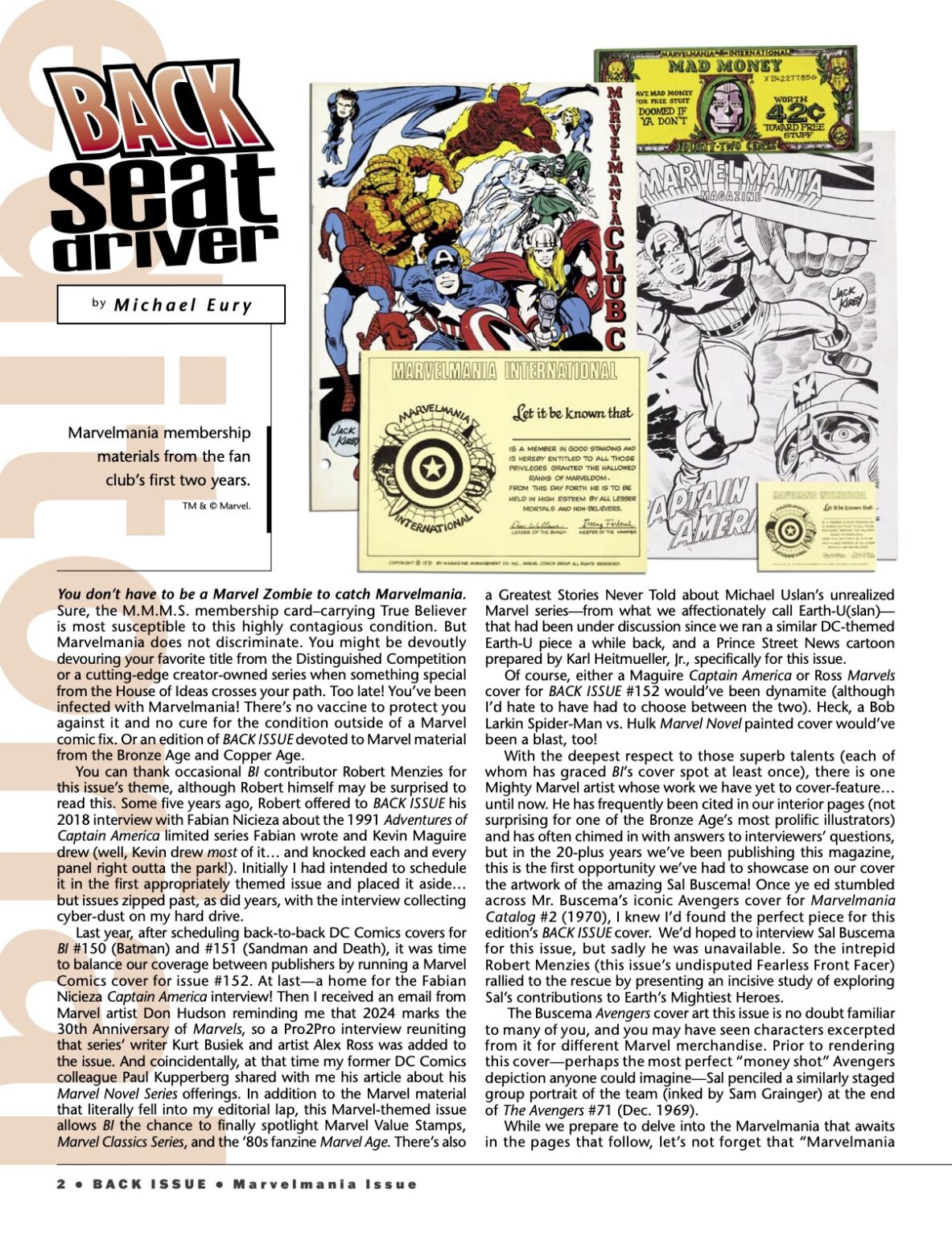 The Odd, Short Shady Life of 1969-71’s MARVELMANIA INTERNATIONAL | 13th ...