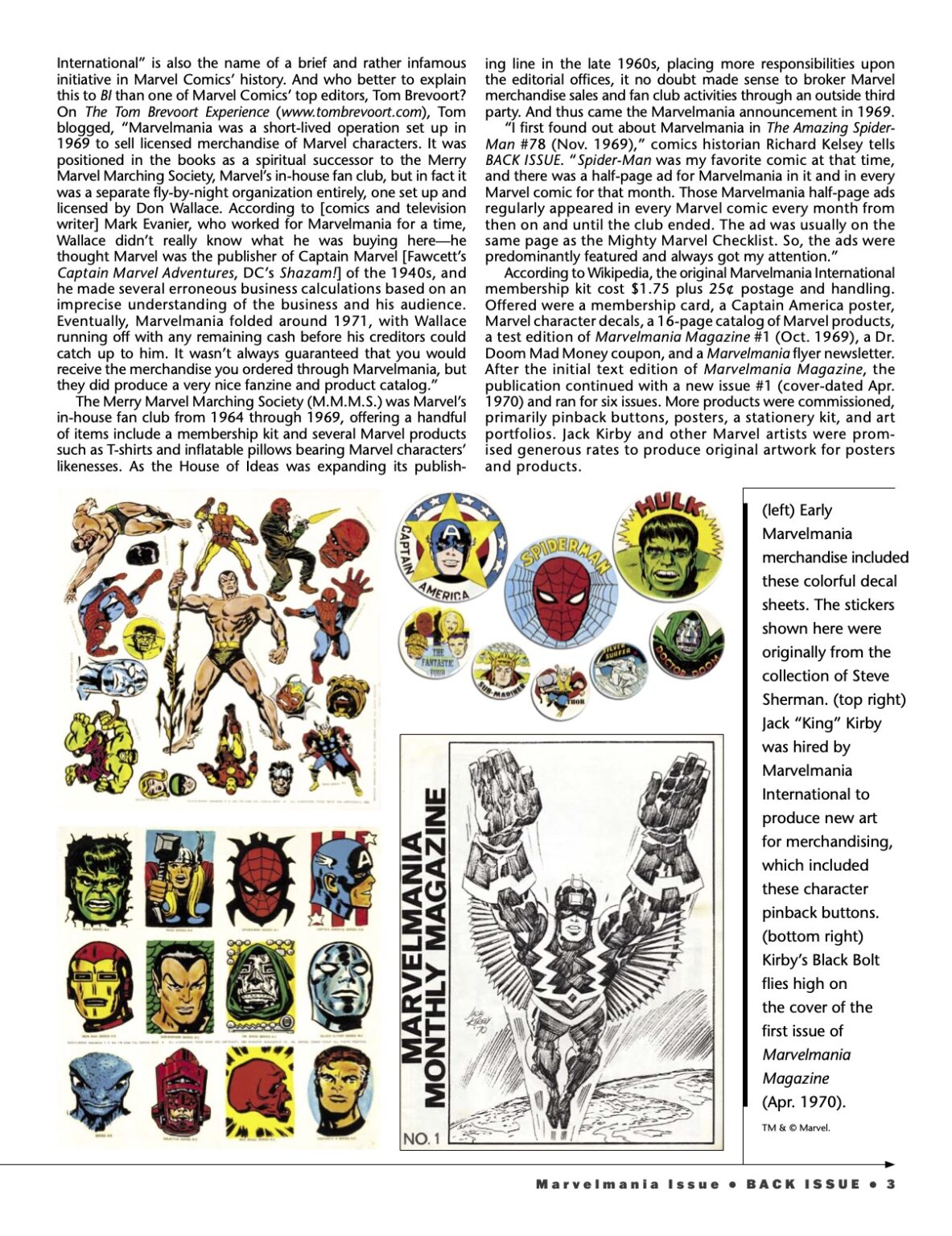 The Odd, Short Shady Life of 1969-71’s MARVELMANIA INTERNATIONAL | 13th ...