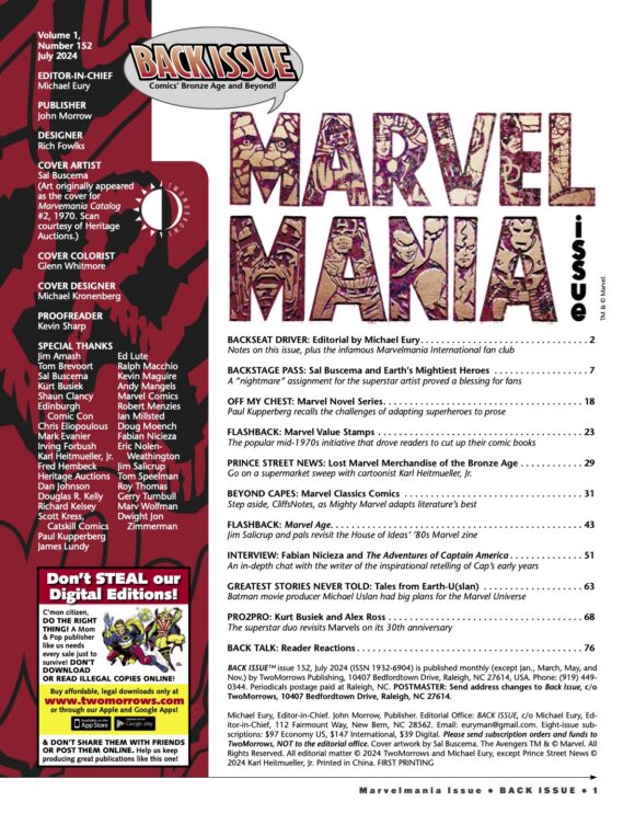 The Odd, Short Shady Life of 1969-71’s MARVELMANIA INTERNATIONAL | 13th ...