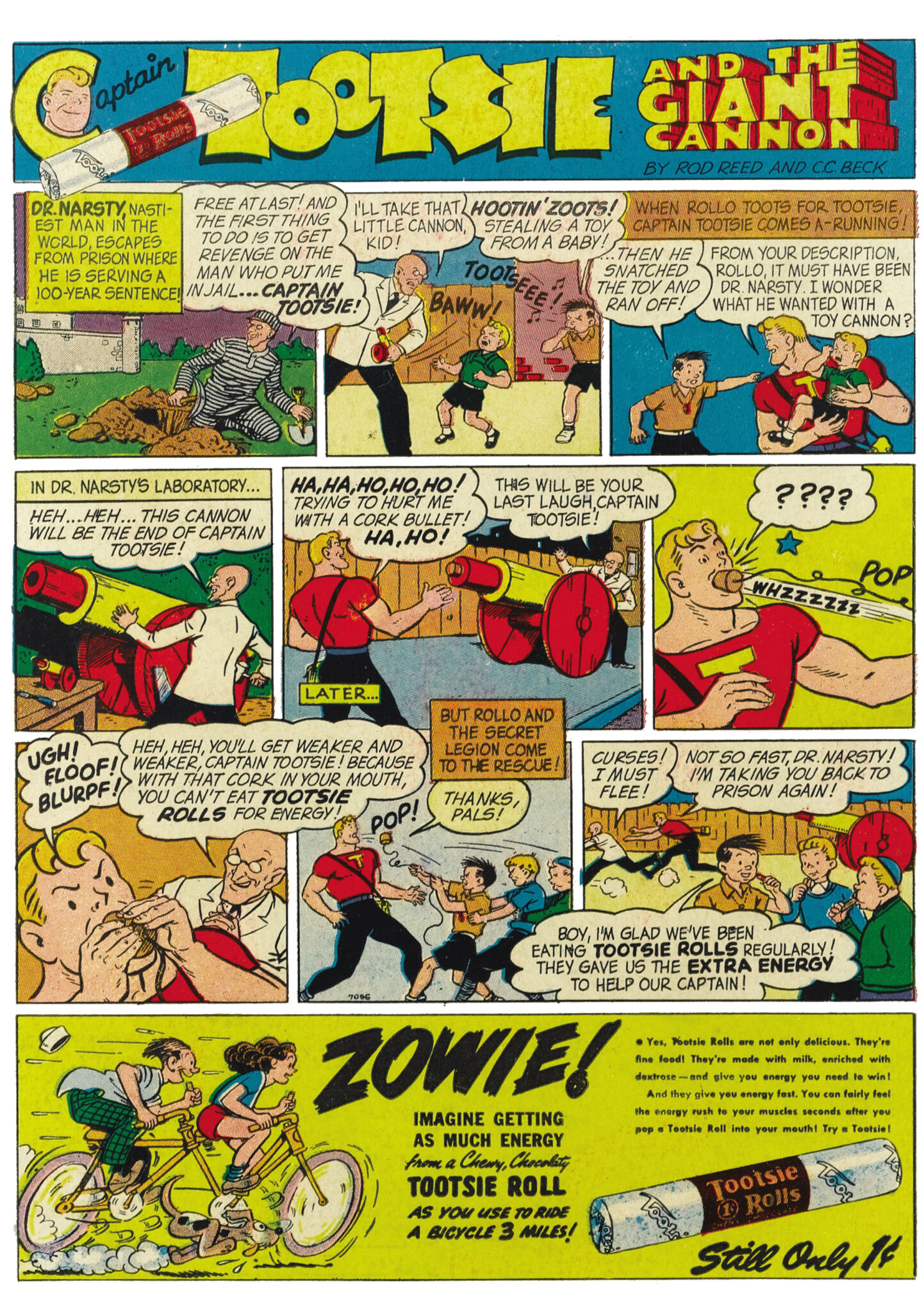 A Marvelous 13 COMIC AD Birthday Salute to C.C. BECK, Starring His ...
