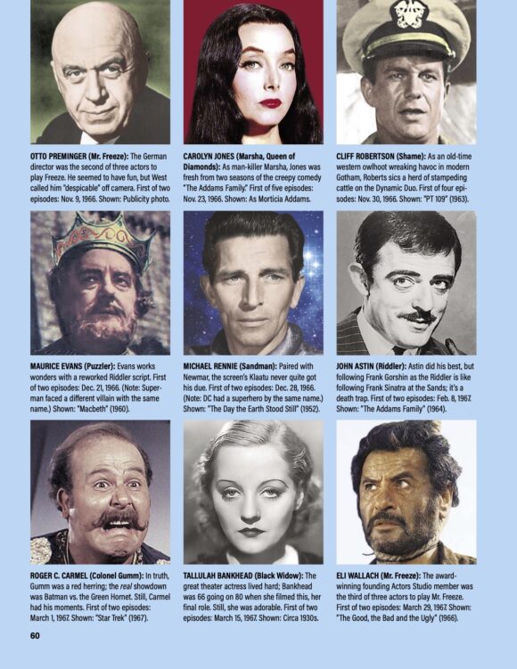 Your Complete BATMAN ’66 Guide to Every Actor Who Played a Major ...
