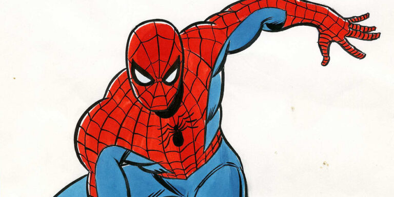This JOHN ROMITA SPIDER-MAN Illo Is So Pretty and I Want to Own It ...