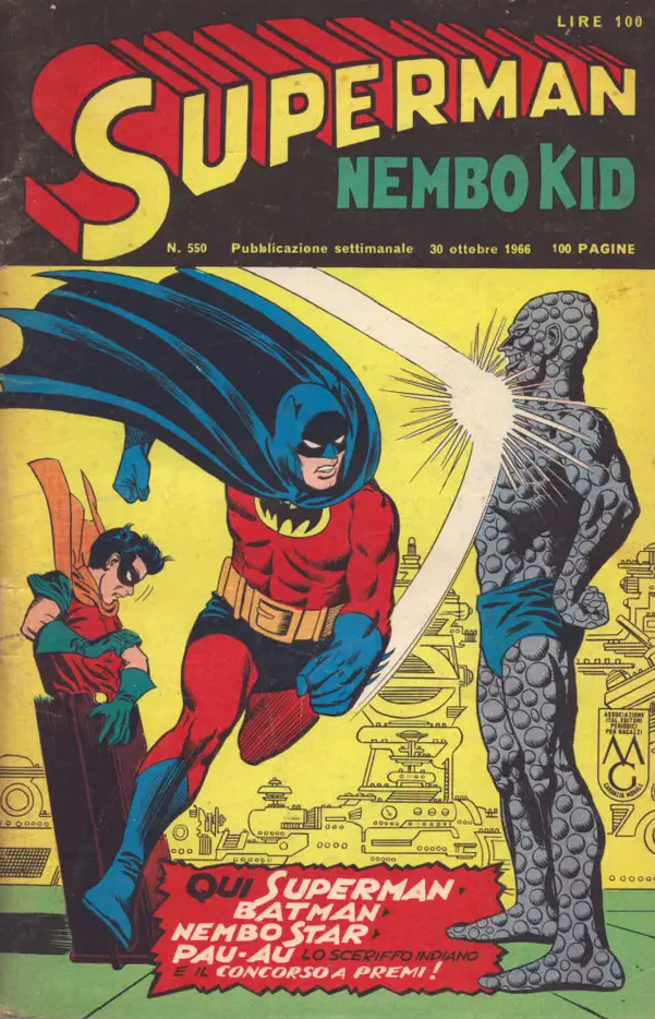 13 COVERS: A Brief History of ITALY’s RED BATMAN | 13th Dimension ...
