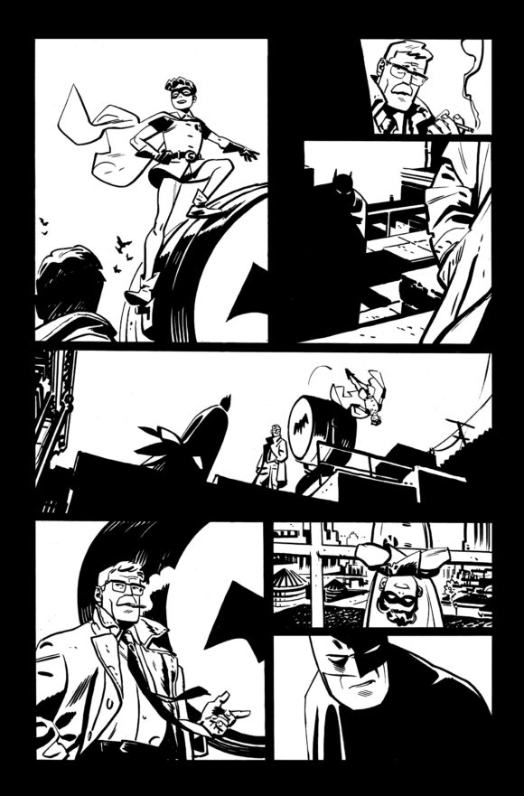 BATMAN AND ROBIN: YEAR ONE — This CHRIS SAMNEE Interior Page Shows Off ...
