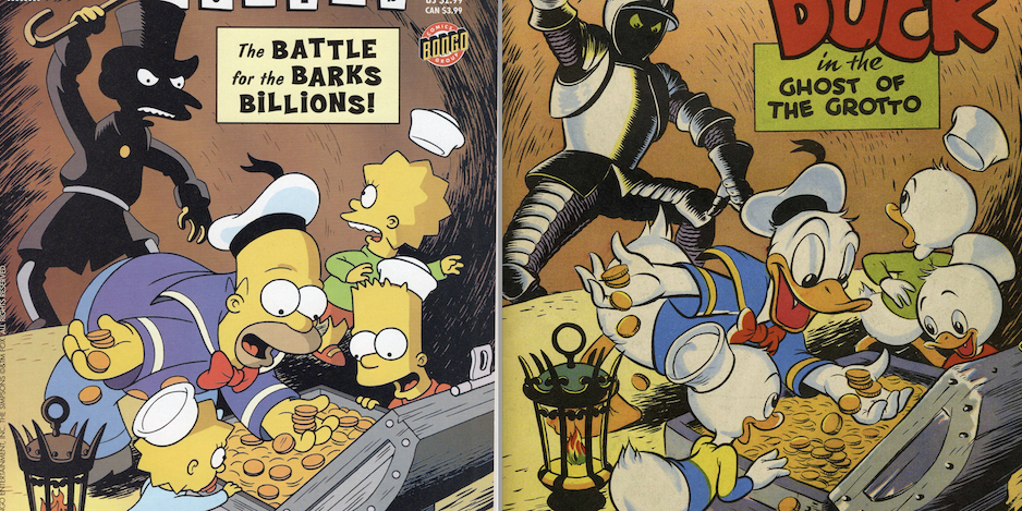 THE SIMPSONS’ Wonderful Tribute to DONALD DUCK and His Great Artists ...