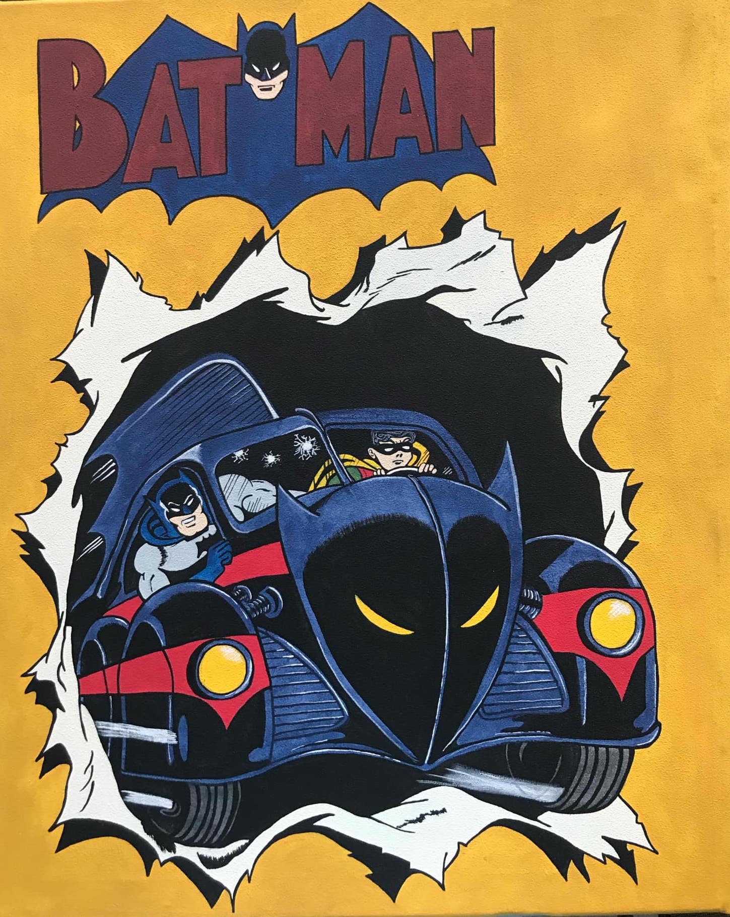 The BATMAN Art of ATHENA FINGER | 13th Dimension, Comics, Creators, Culture