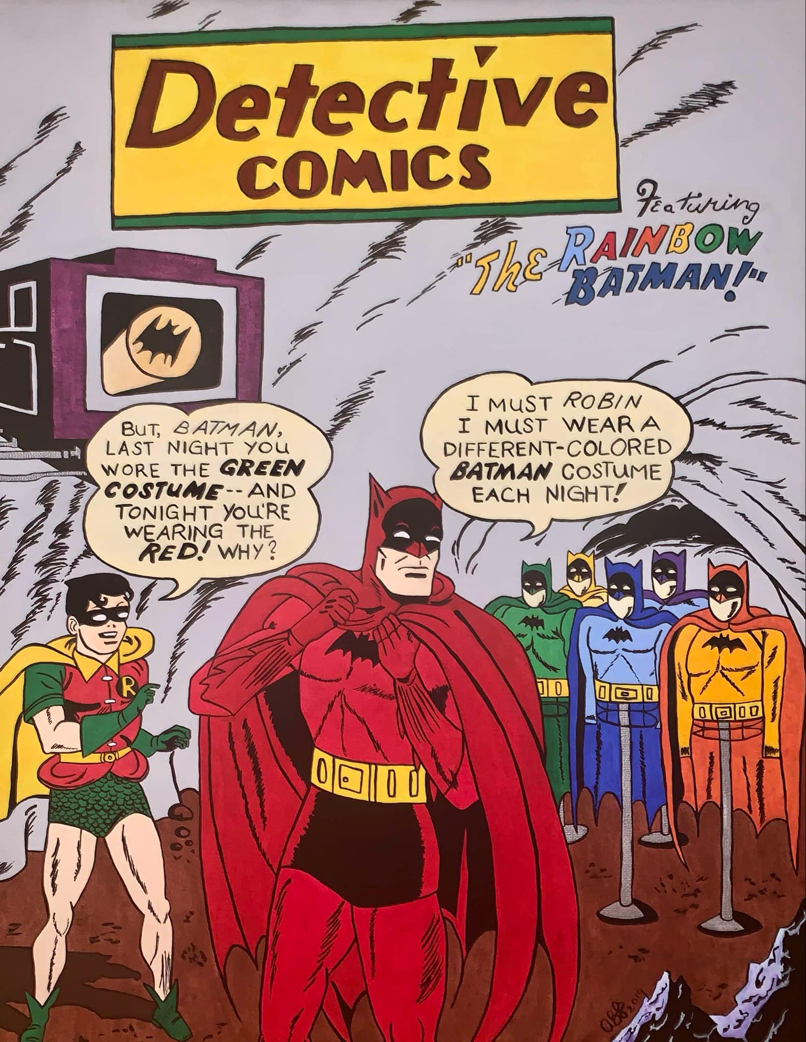 The BATMAN Art of ATHENA FINGER | 13th Dimension, Comics, Creators, Culture