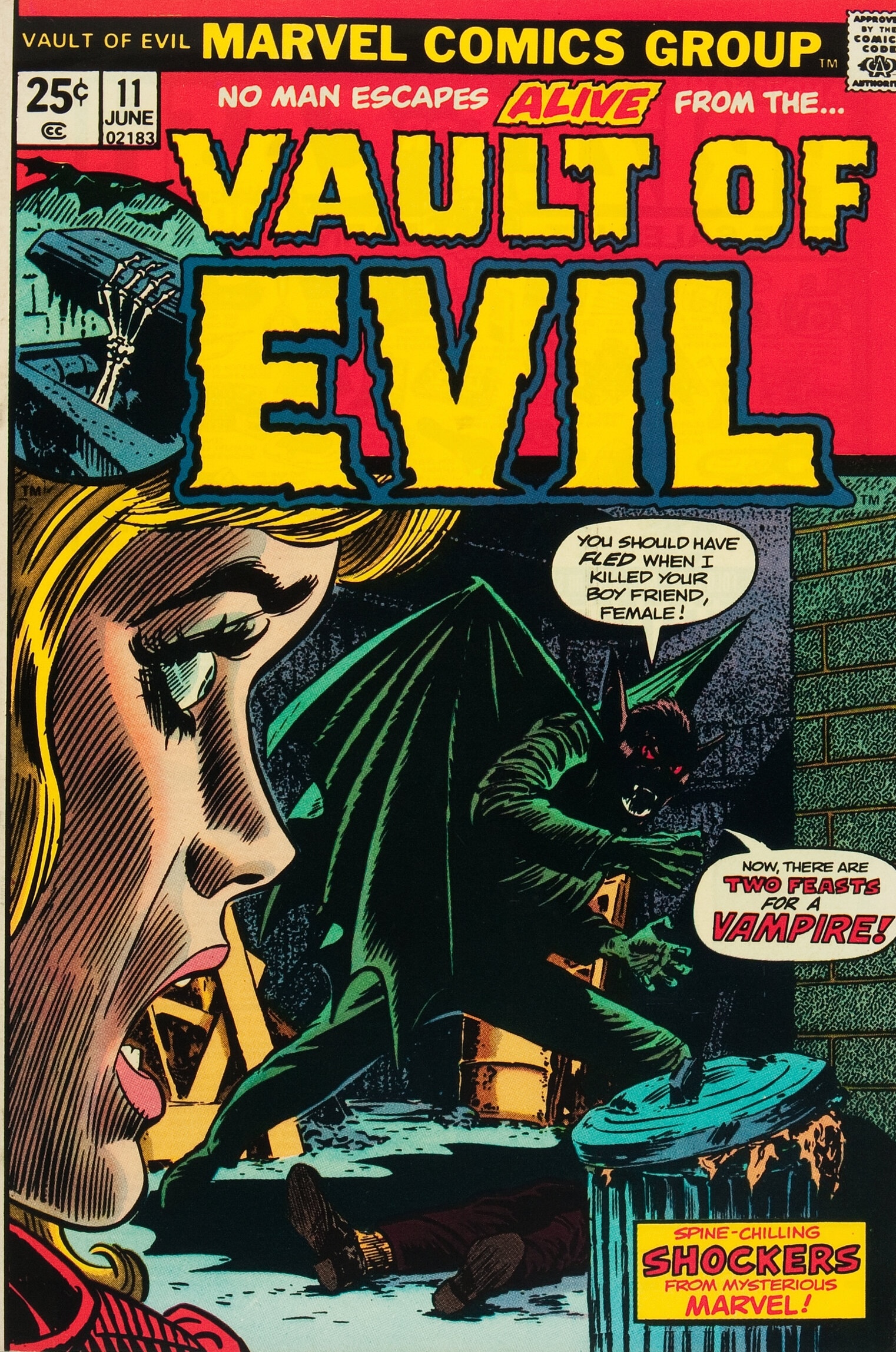 Dig These 13 Chilling Marvel VAULT OF EVIL Covers | 13th Dimension ...