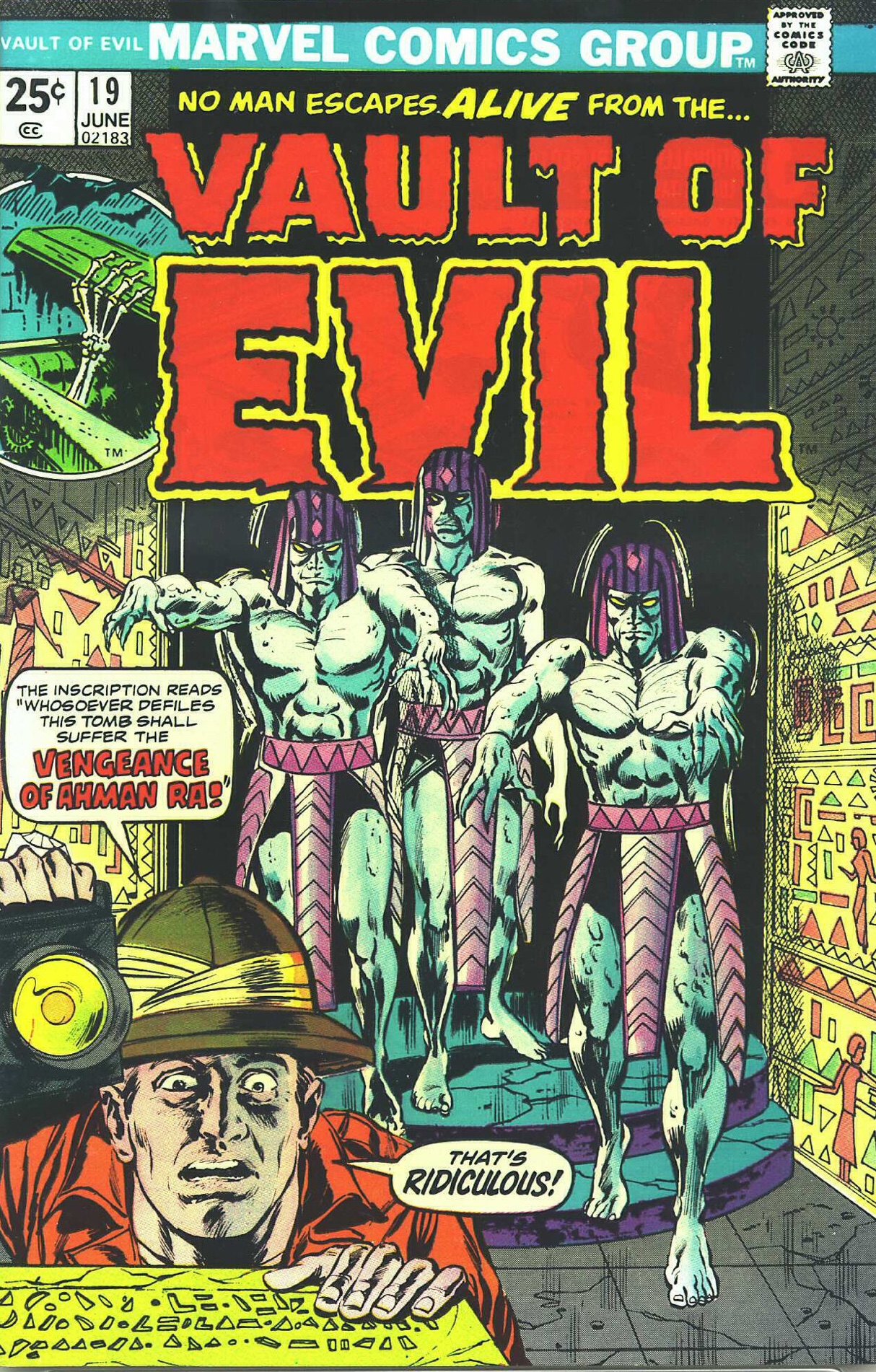 Dig These 13 Chilling Marvel VAULT OF EVIL Covers | 13th Dimension ...