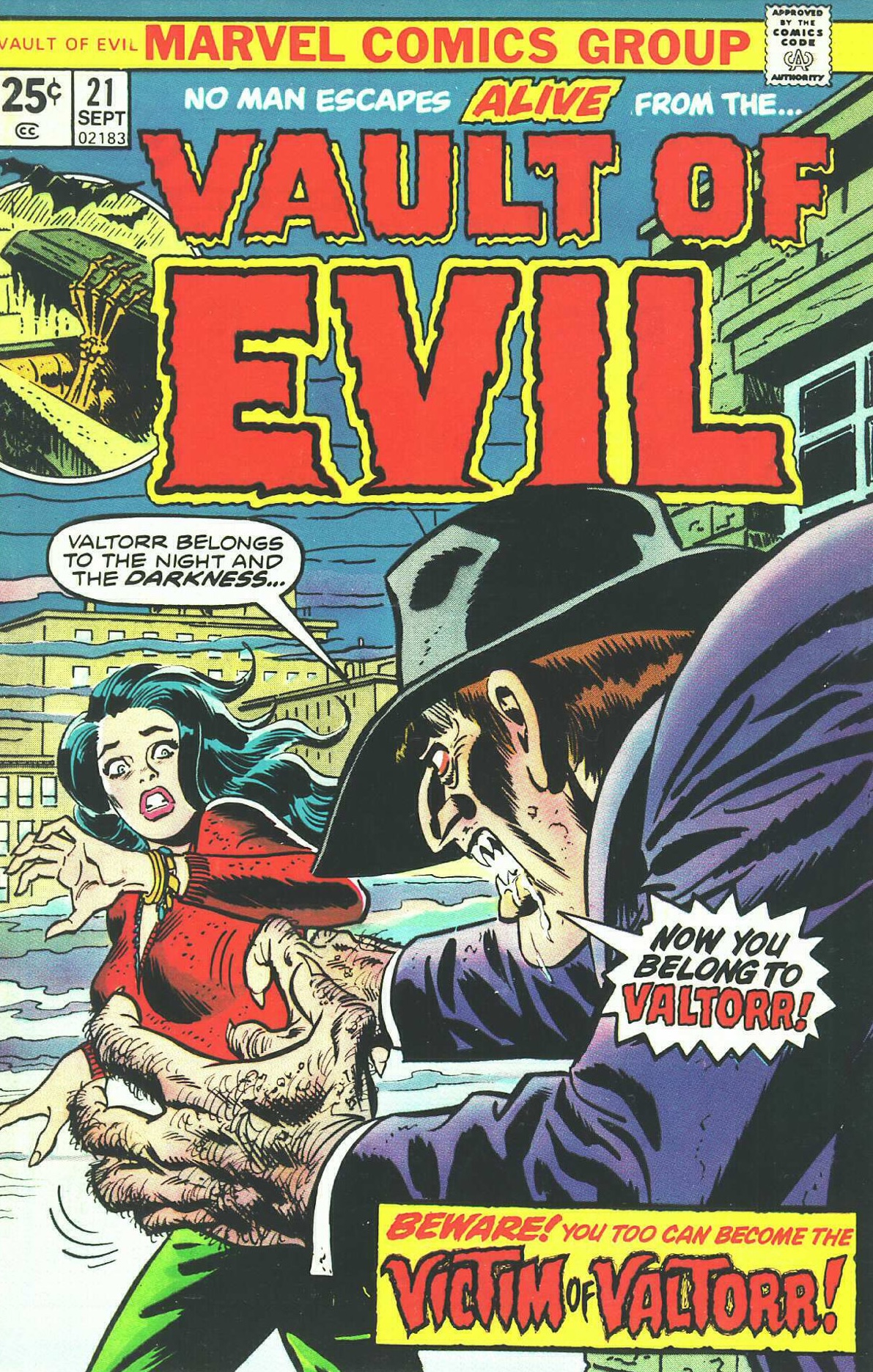 Dig These 13 Chilling Marvel VAULT OF EVIL Covers | 13th Dimension ...