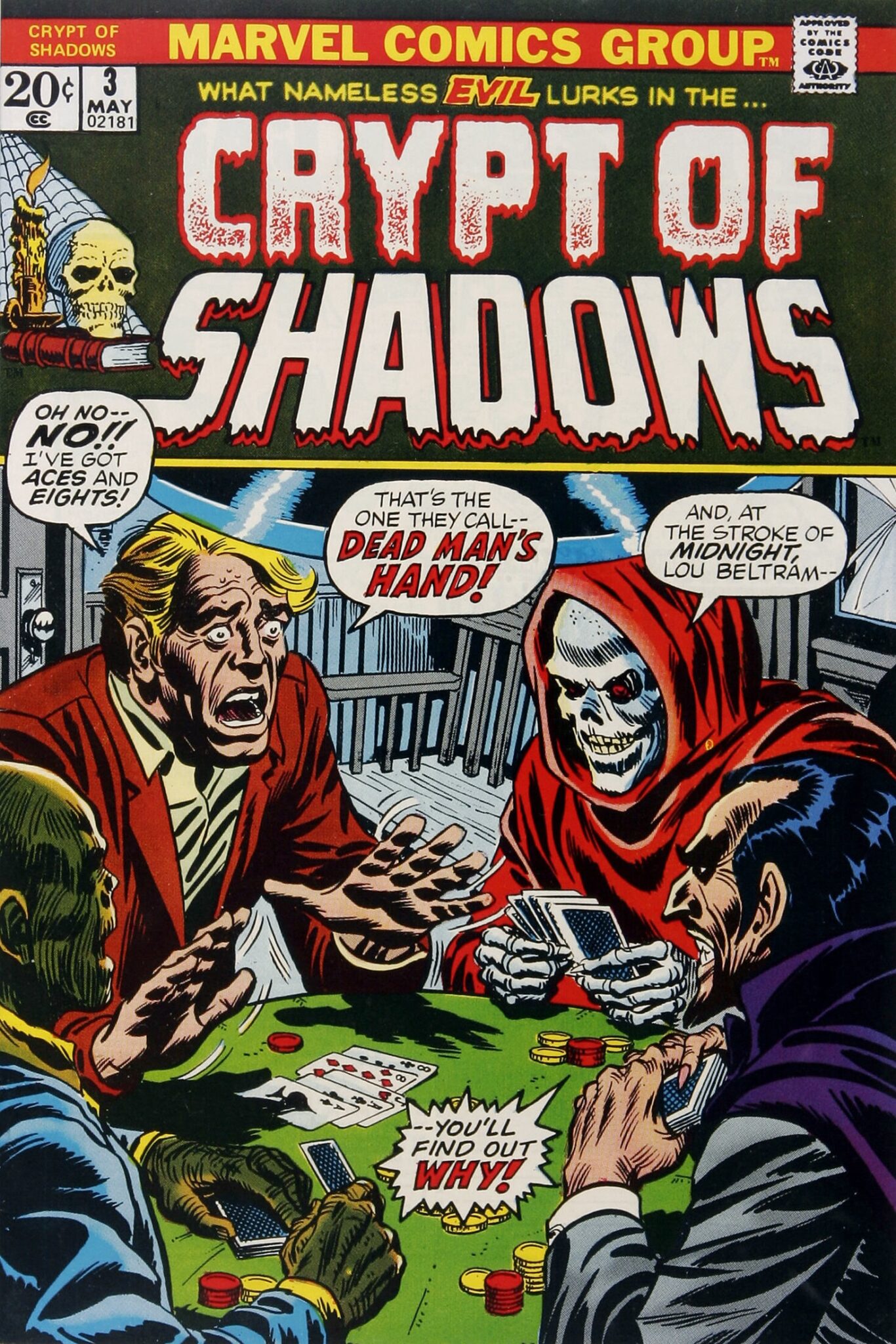 Dig These 13 Crypt-Kickin’ Marvel CRYPT OF SHADOWS Covers | 13th Dimension, Comics, Creators ...