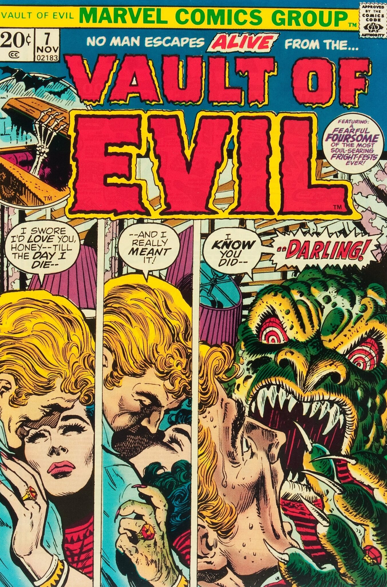Dig These 13 Chilling Marvel VAULT OF EVIL Covers | 13th Dimension ...