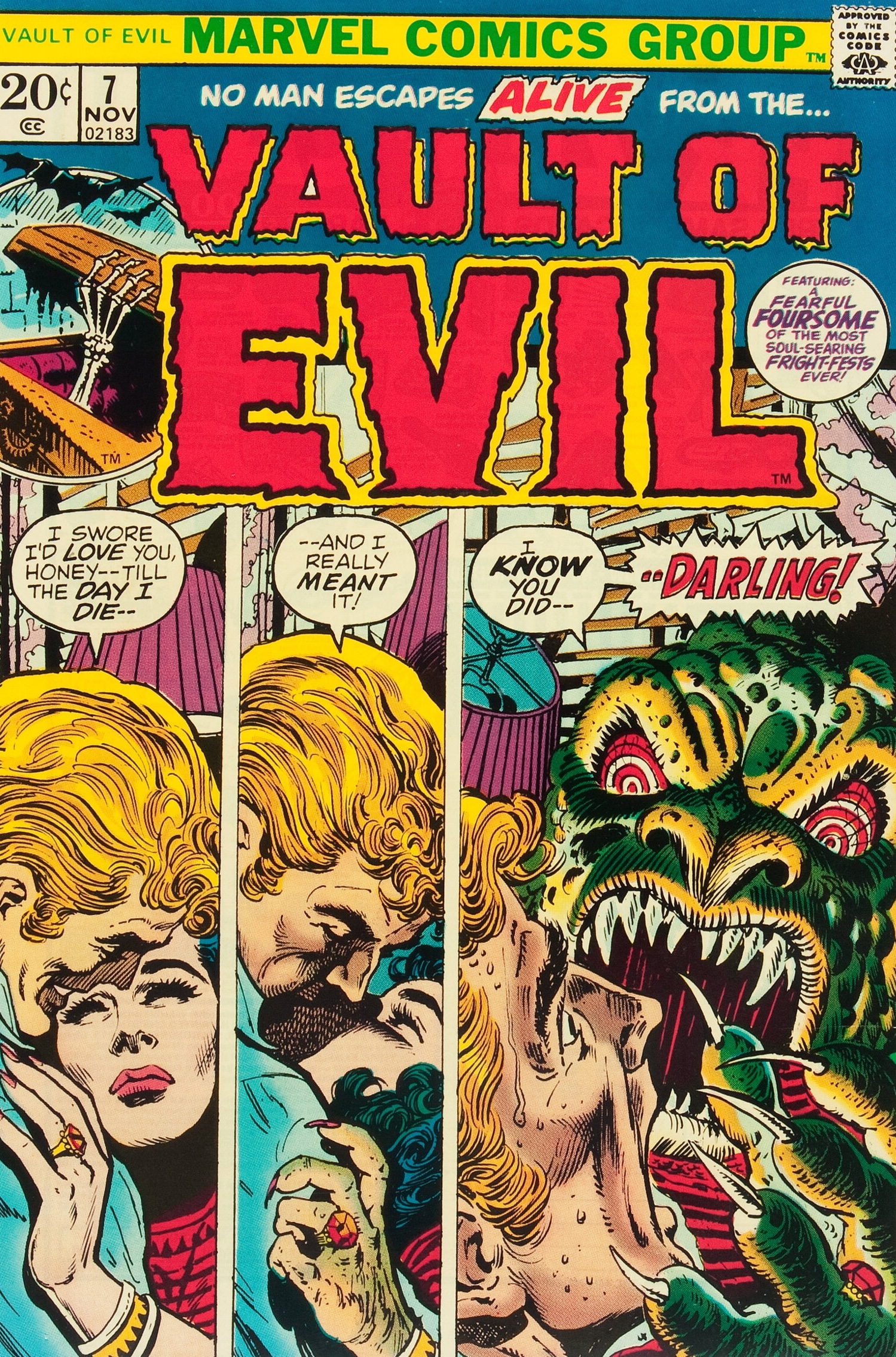 Dig These 13 Chilling Marvel VAULT OF EVIL Covers | 13th Dimension ...