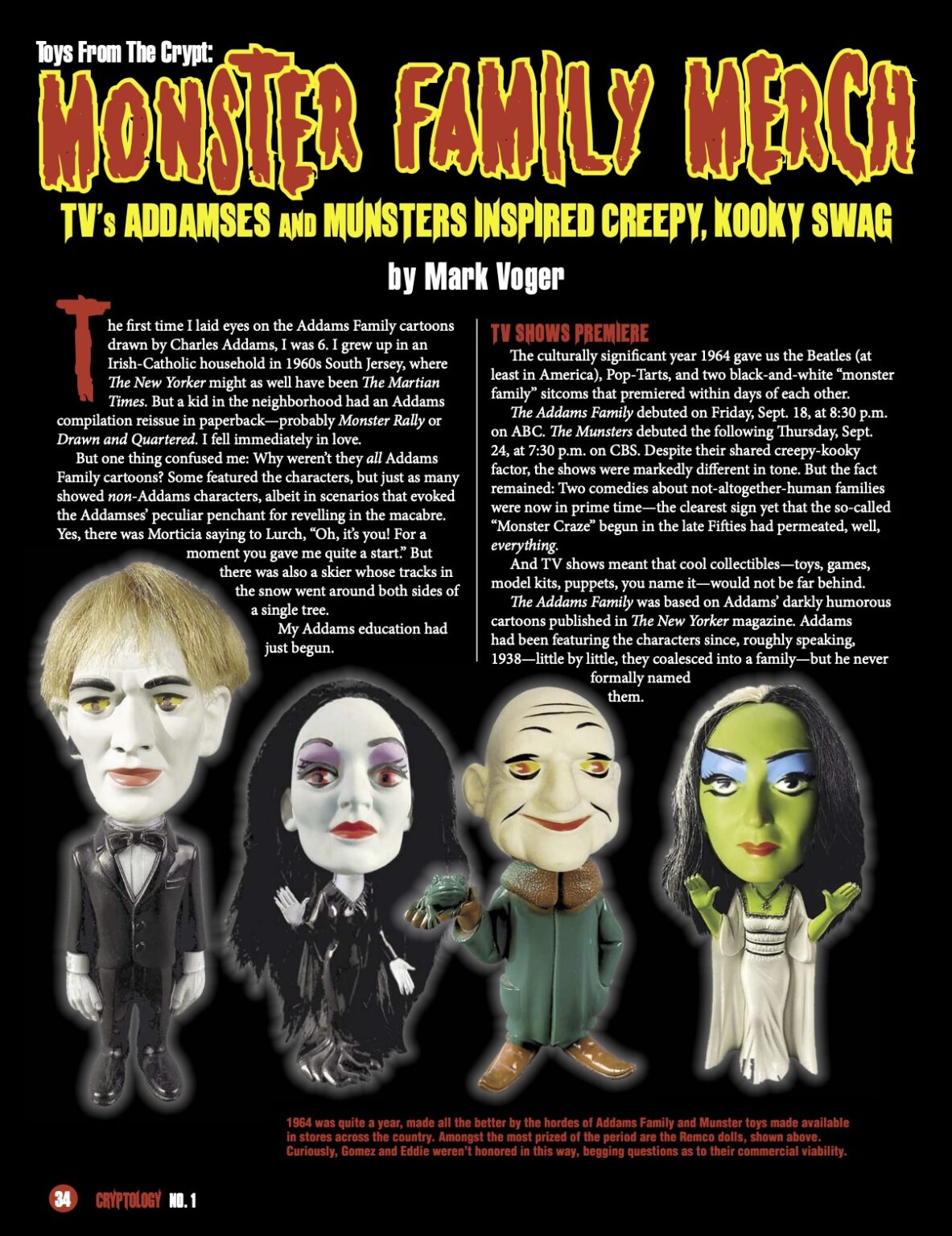 An INSIDE LOOK at CRYPTOLOGY — TwoMorrows’ Delightfully Ooky New Horror ...
