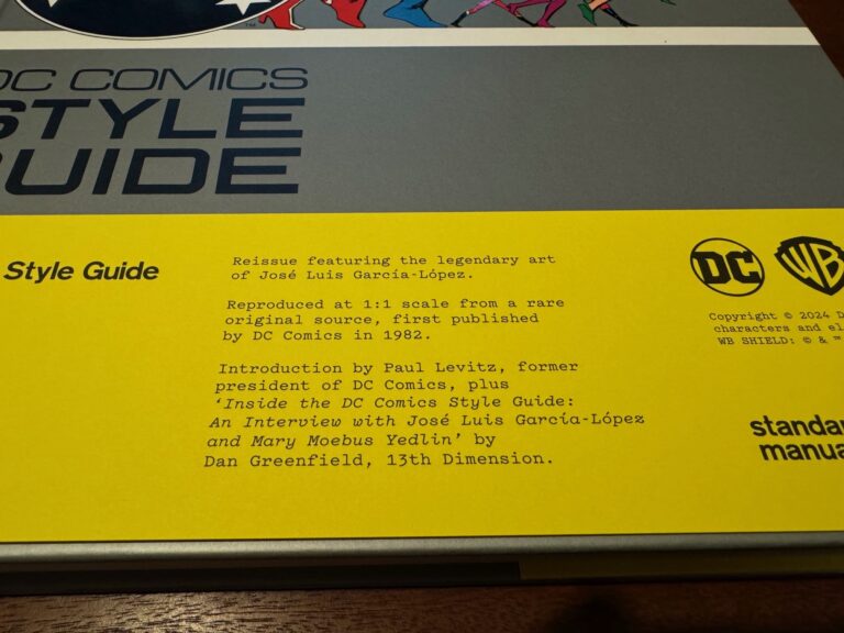 HERE IT IS! Your EXCLUSIVE FIRST LOOK at the 1982 DC COMICS STYLE GUIDE ...