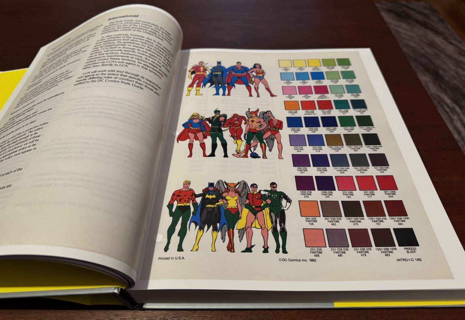 HERE IT IS! Your EXCLUSIVE FIRST LOOK at the 1982 DC COMICS STYLE GUIDE ...