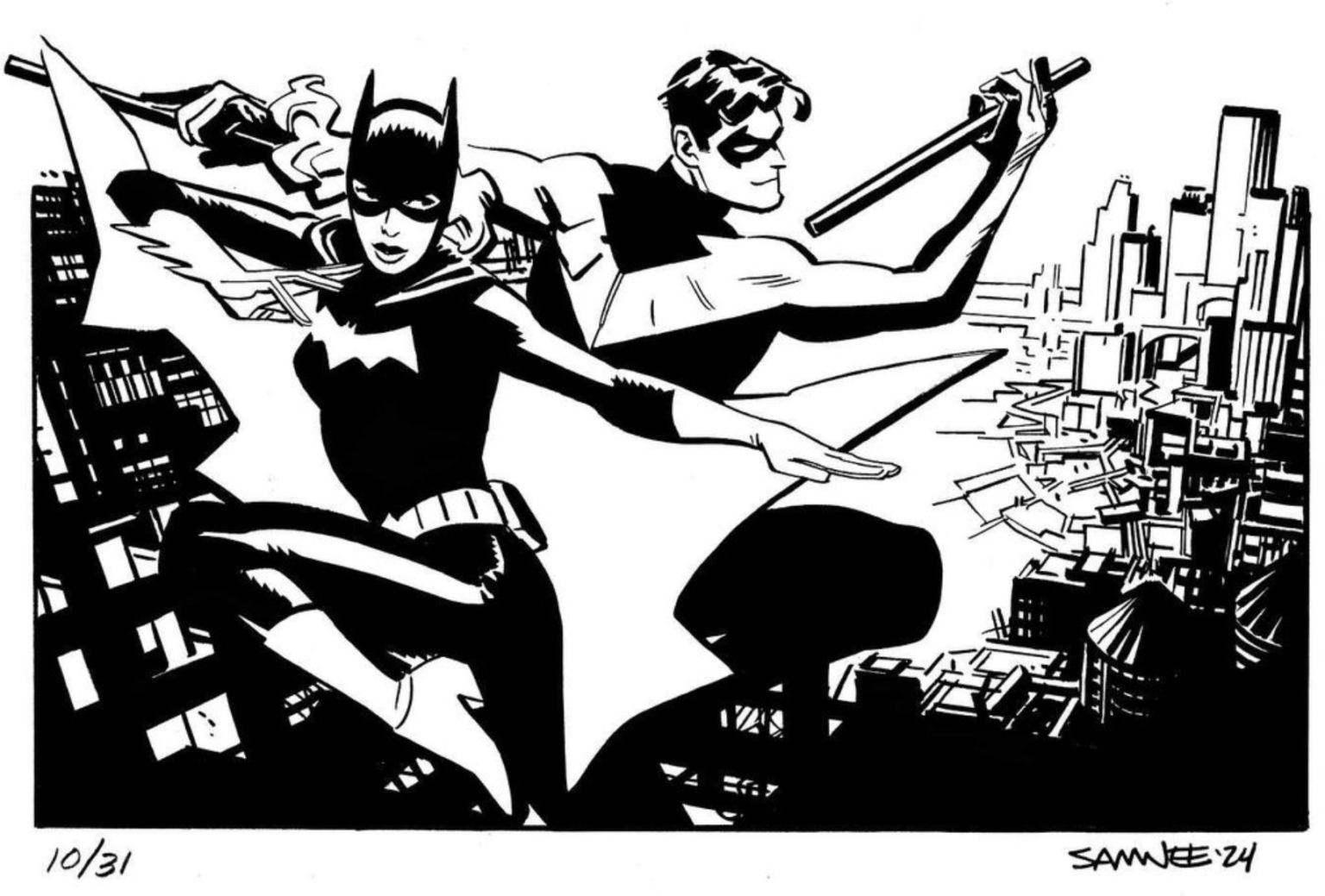 13 Magnificent BATMAN Sketches by CHRIS SAMNEE | 13th Dimension, Comics ...