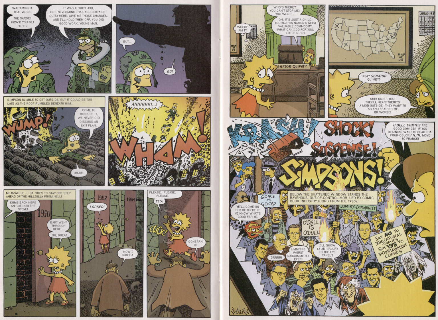 When WRIGHTSON, COLAN and WILLIAMSON Entered BART SIMPSON’S TREEHOUSE ...