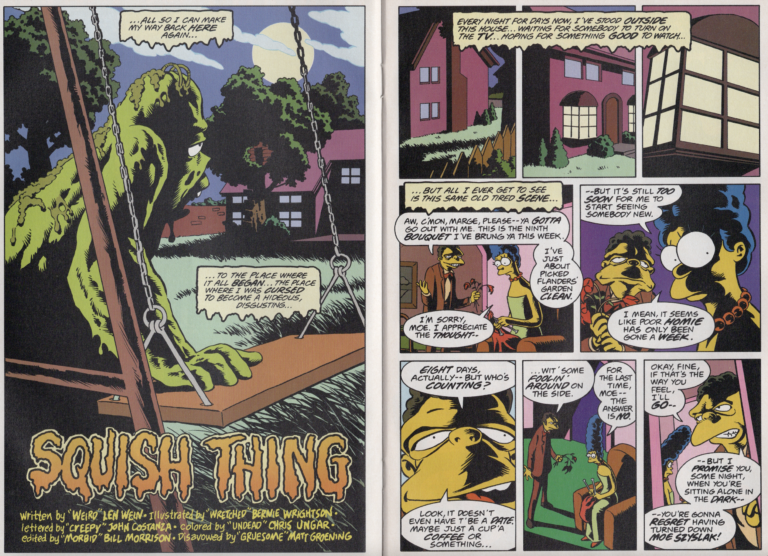 When WRIGHTSON, COLAN and WILLIAMSON Entered BART SIMPSON’S TREEHOUSE ...