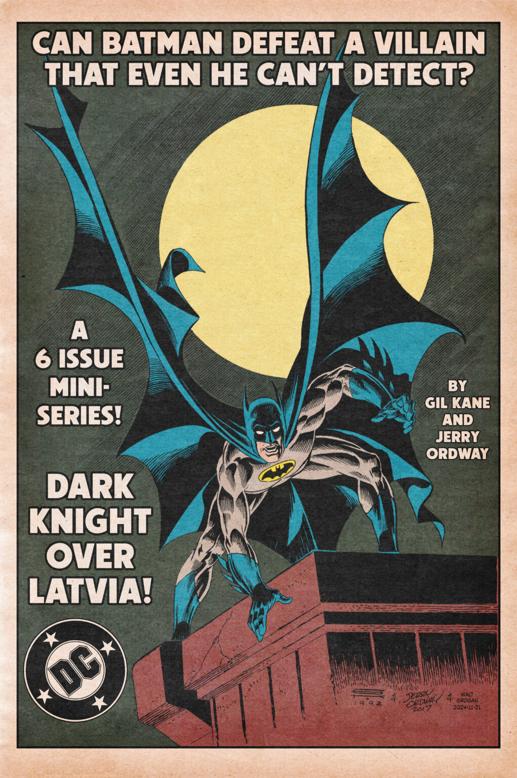 The JERRY ORDWAY and GIL KANE BATMAN Miniseries That Should Have Been ...