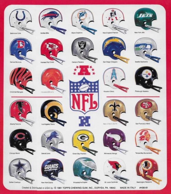 The TOP 13 NFL HELMETS of the 1970s — RANKED | 13th Dimension, Comics ...