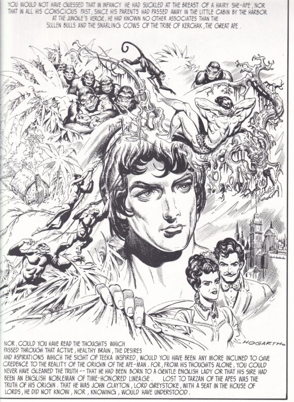 BURNE HOGARTH’S SPECTACULAR TARZAN: A Birthday Salute In 13 STRIPS AND ...